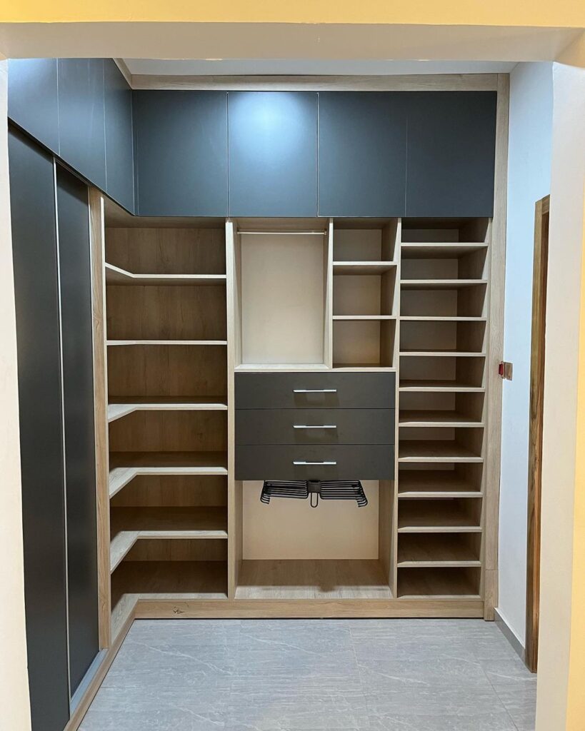 Semi Walk-in Closet - IKRAFT Interiors Ghana - Best Interior Design ...